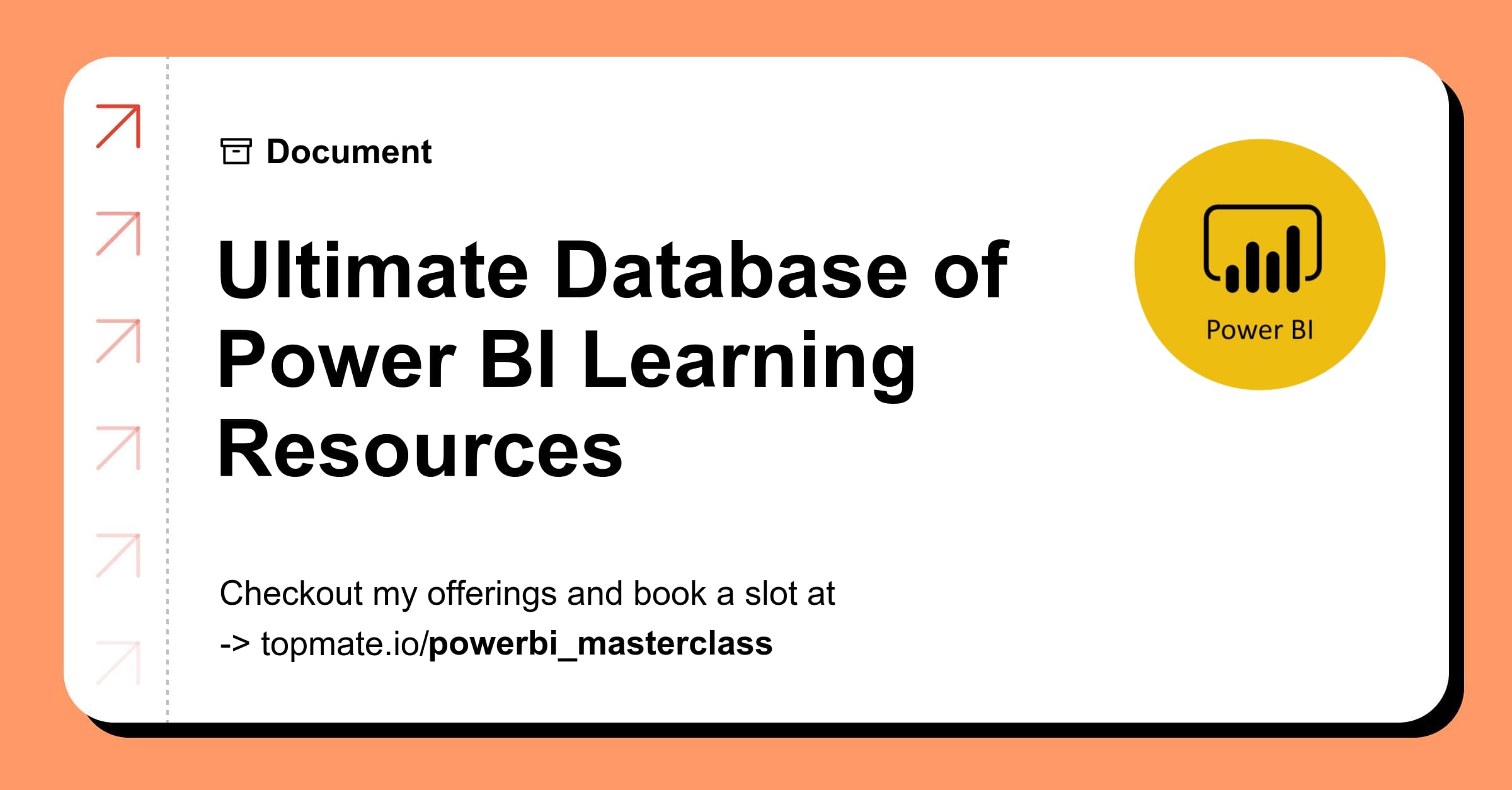 Ultimate Database of Power BI Learning Resources with Power BI Masterclass Ultimate Database of Power BI Learning Resources with Power BI Masterclass